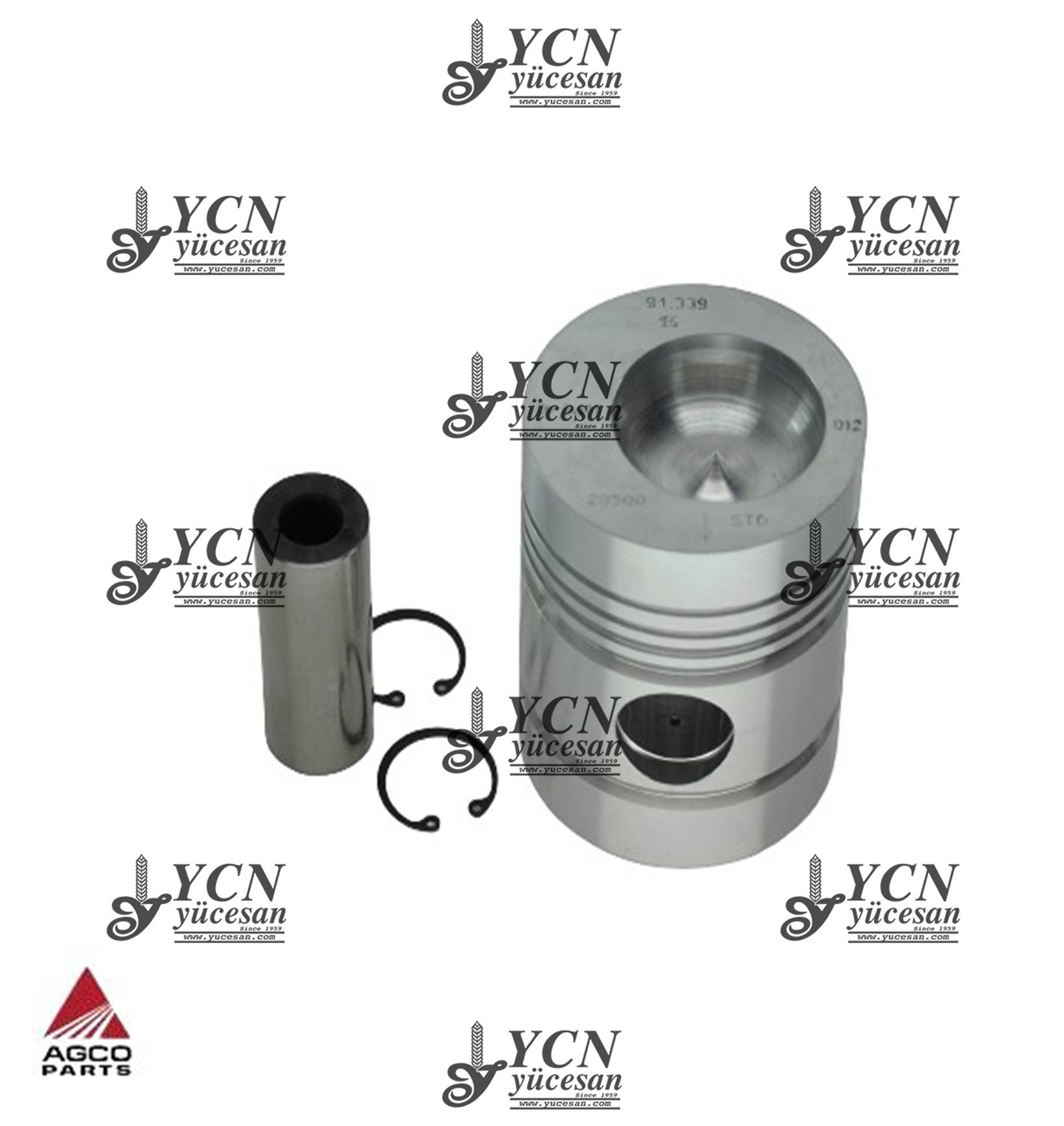 PİSTON 5 KANAL Ø;91,49 MM - Yücesan Traktör