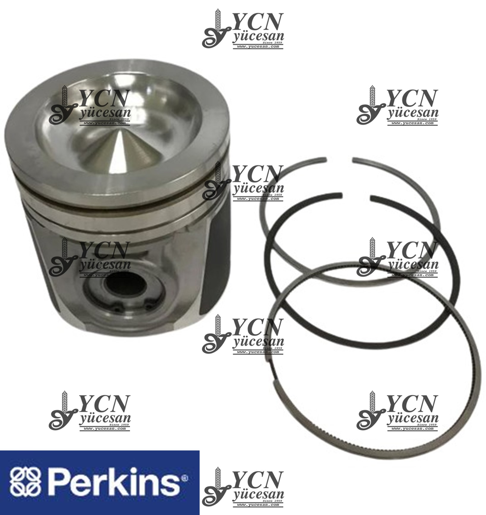 PİSTON SEKMANLI 3 KANAL STD Ø;105 MM - Yücesan Traktör